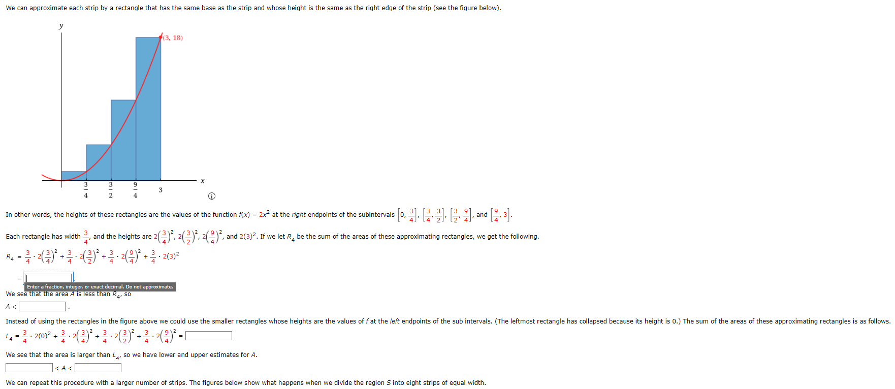 Solved Use rectangles to estimate the area under the | Chegg.com