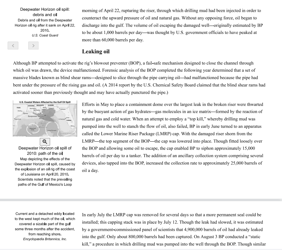 Solved Deepwater Horizon oil spill . . Deepwater Horizon oil | Chegg.com