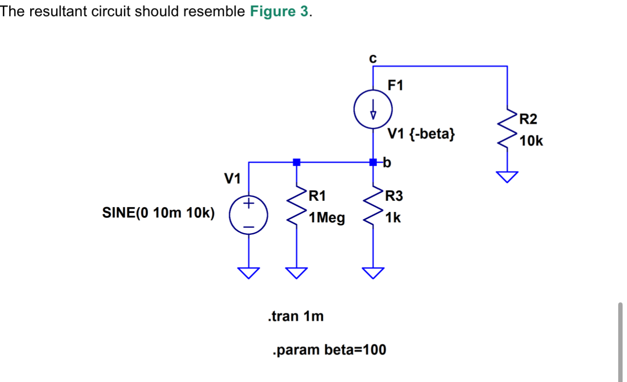 Solved The resultant circuit should resemble Figure 3.Need | Chegg.com