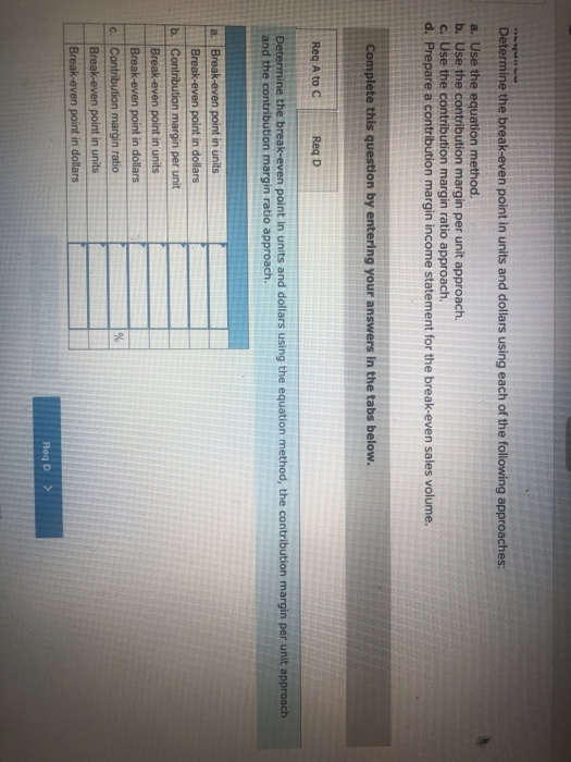 Solved Help Problem 3-17A Determining the break-even point | Chegg.com