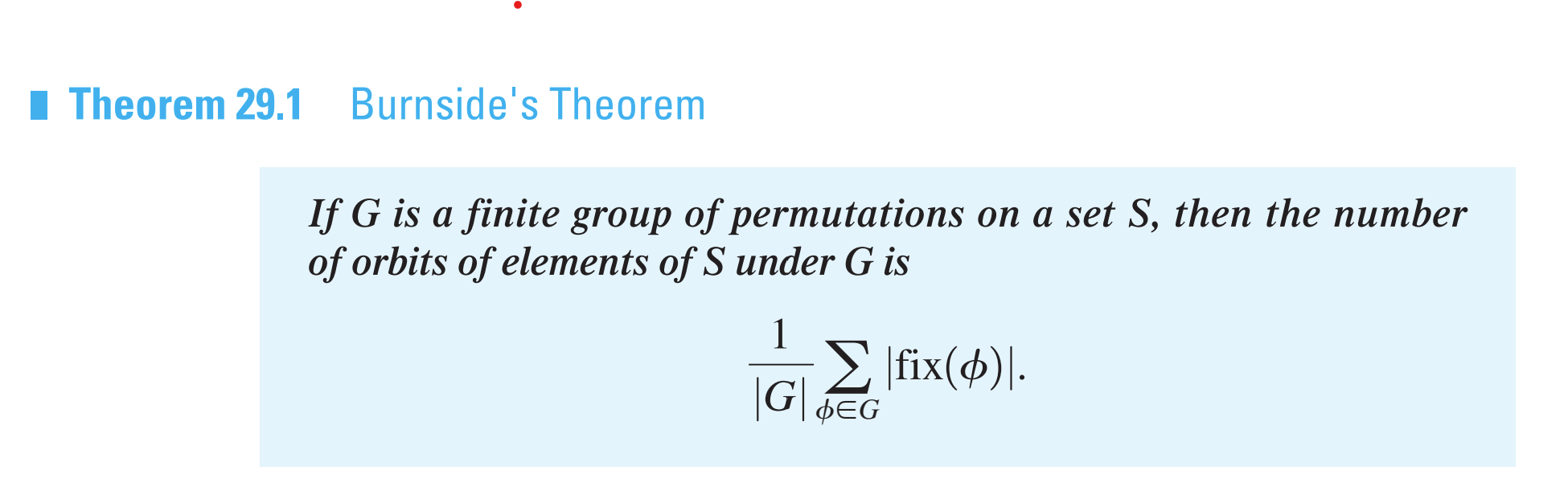 Solved If G is a finite group of permutations on a set S, | Chegg.com