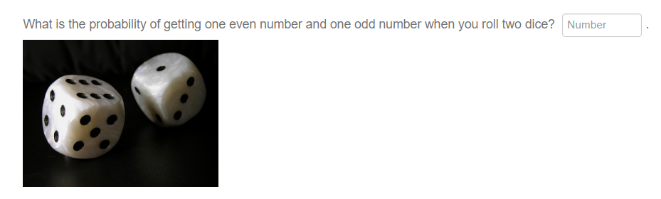 Solved If we roll two dice the total is a number from 2 to | Chegg.com