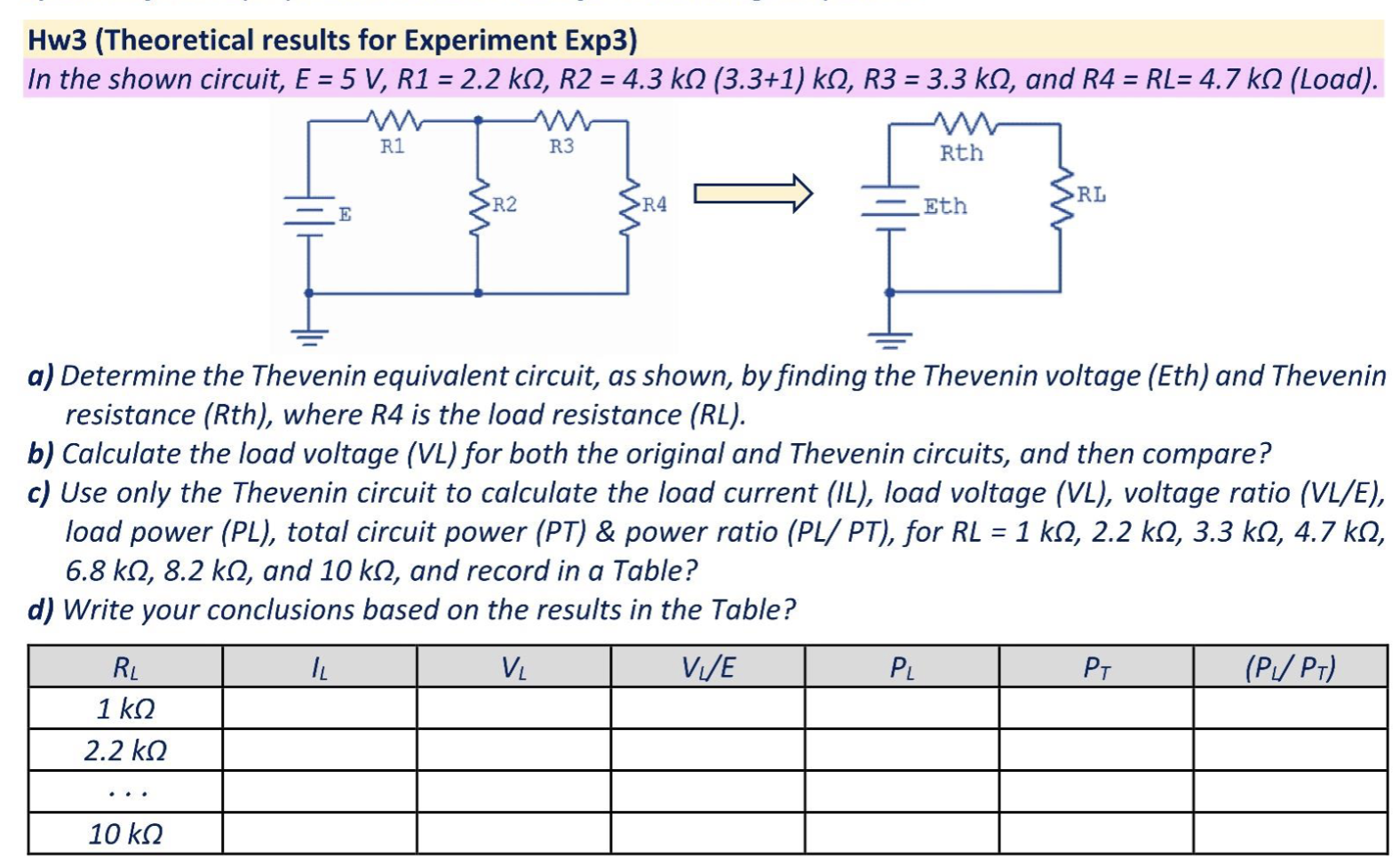 Solved Hw3 (Theoretical results for Experiment Exp3) In the | Chegg.com
