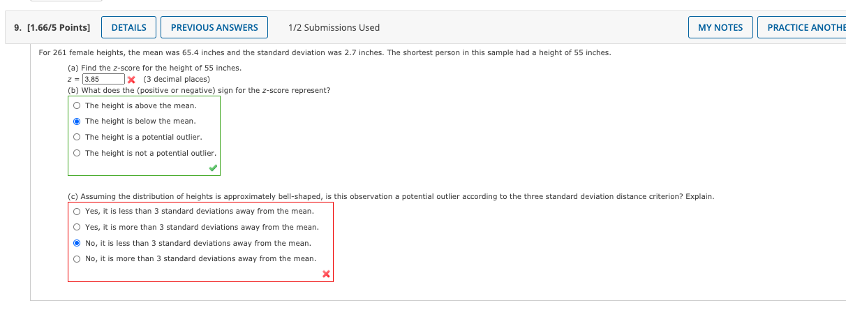 Solved 8. [-19 Points] DETAILS 0/2 Submissions Used MY NOTES | Chegg.com