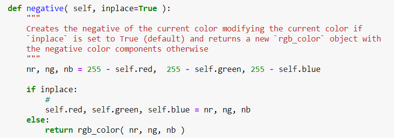 Write a Python class called color , which provides | Chegg.com