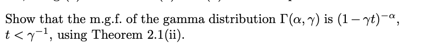 Theorem 2.1. Let P be a natural exponential family | Chegg.com