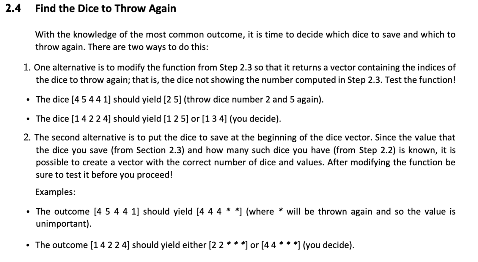 Solved I Several Throws Write a function that simulates a | Chegg.com