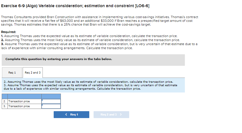 Solved Exercise 6 9 Algo Variable Consideration 1678
