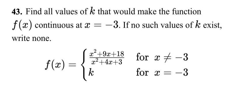 Solved Find all values of k ﻿that would make the | Chegg.com