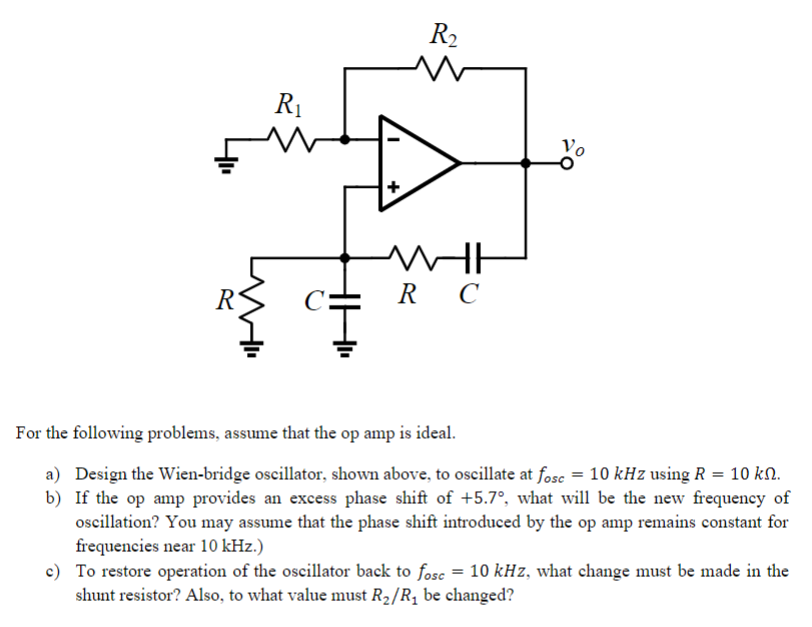 Solved R2 R MH RC For the following problems, assume that | Chegg.com
