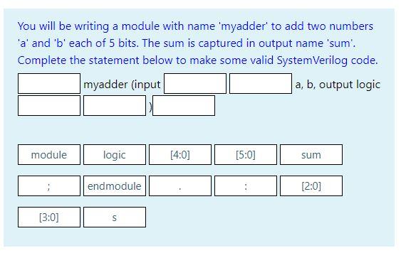 Solved The sum of binary numbers 19 and 23 in binary is: | Chegg.com