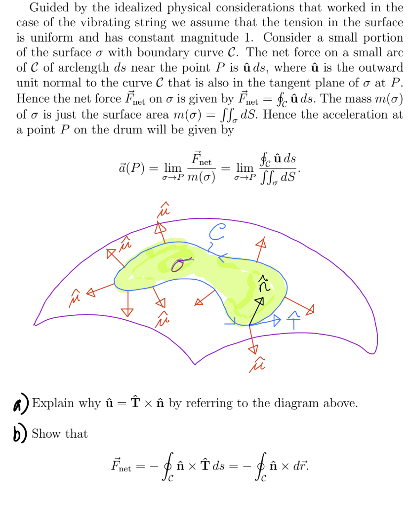 Guided by the idealized physical considerations that | Chegg.com