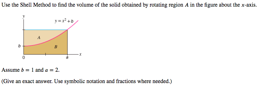 Solved Use the Shell Method to find the volume of the solid | Chegg.com