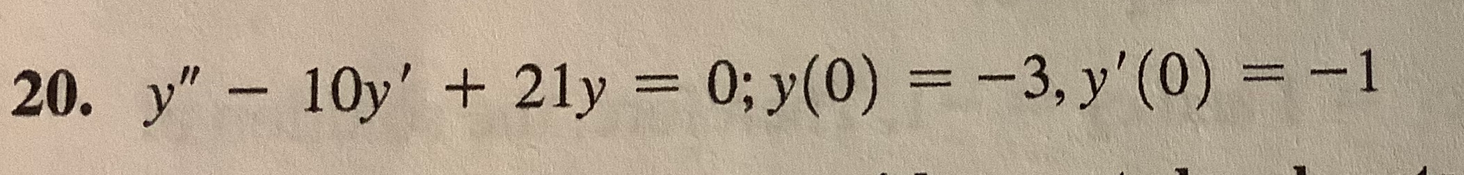 Solved Intitial value problems with distinct real roots | | Chegg.com
