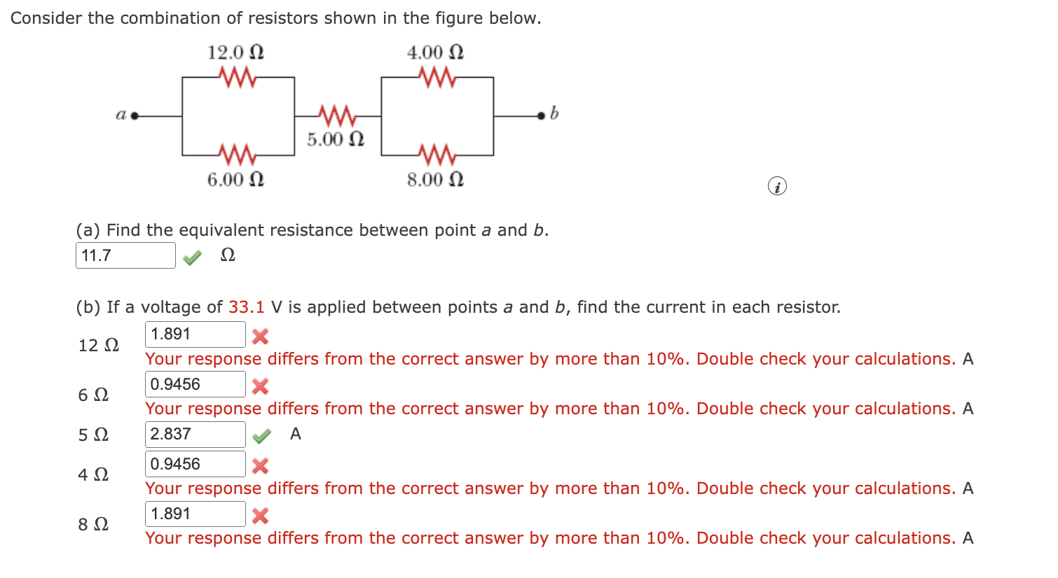 Solved Consider the combination of resistors shown in the | Chegg.com