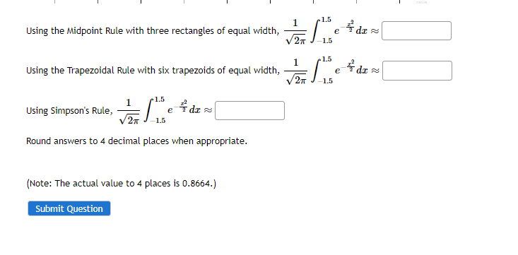 Solved Homework 14: Numerical Methods \& Improper Integrals | Chegg.com