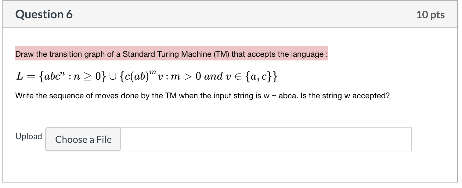 Solved Draw the transition graph of a Standard Turing | Chegg.com