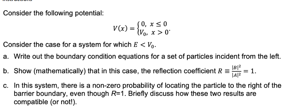Solved Consider the following | Chegg.com