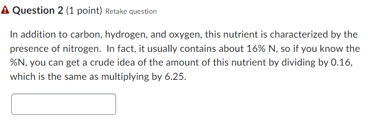 Solved A Question 2 (1 ﻿point) ﻿Retake questionIn addition | Chegg.com