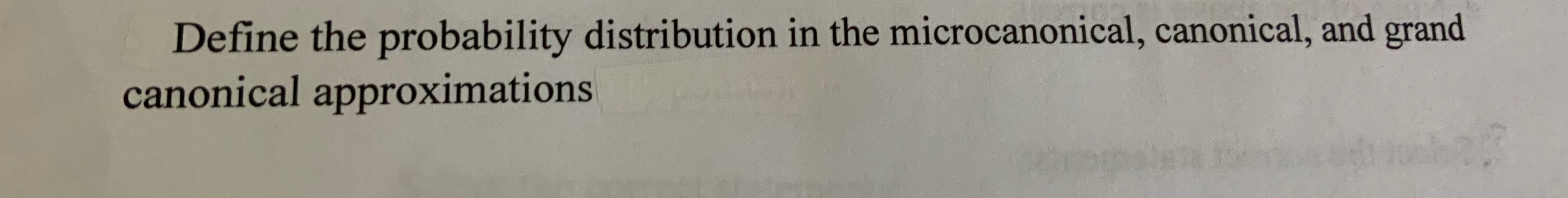 Solved Define the probability distribution in the | Chegg.com