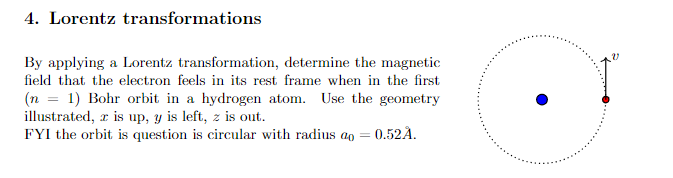 Solved 4. Lorentz transformations By applying a Lorentz | Chegg.com