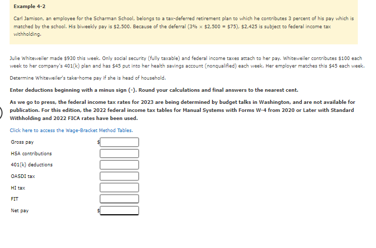 Carl Jamison, an employee for the Scharman School, | Chegg.com