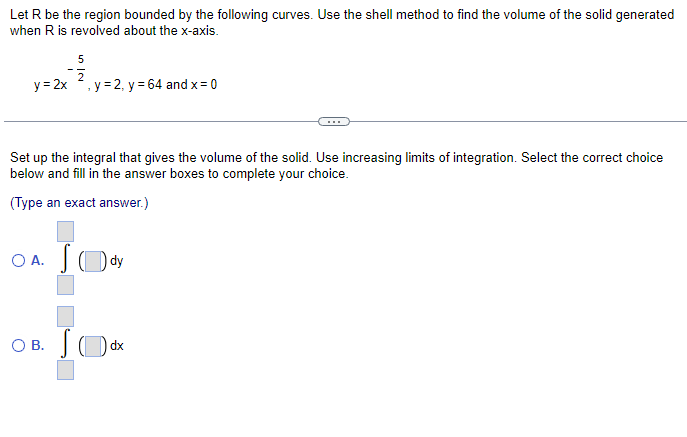 Solved Let R be the region bounded by the following curves. | Chegg.com