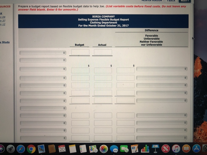 Solved PRINTER VERSION 4 BACK NEXT Exercise 24-9 As sales | Chegg.com