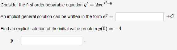 Solved Consider the first order separable equation | Chegg.com
