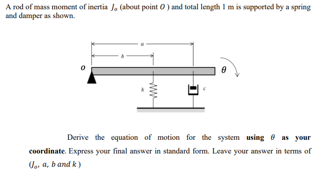 Solved draw Free Body Diagram & Mass Acceleration Diagram | Chegg.com