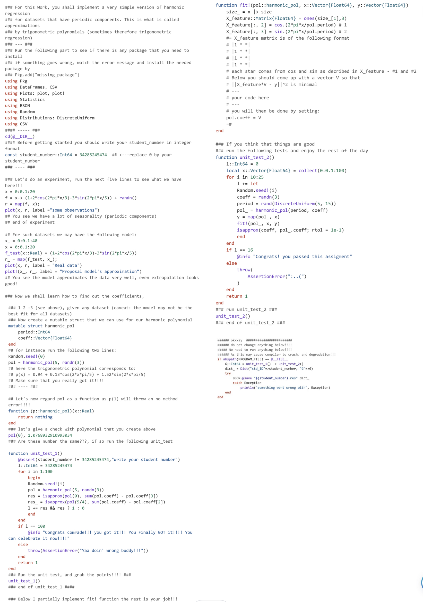 Solved This Julia code with using VS code can you finde all | Chegg.com