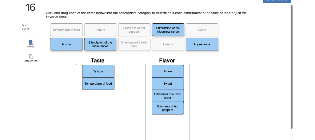 Solved 16 Click and drag each of the items below into the | Chegg.com
