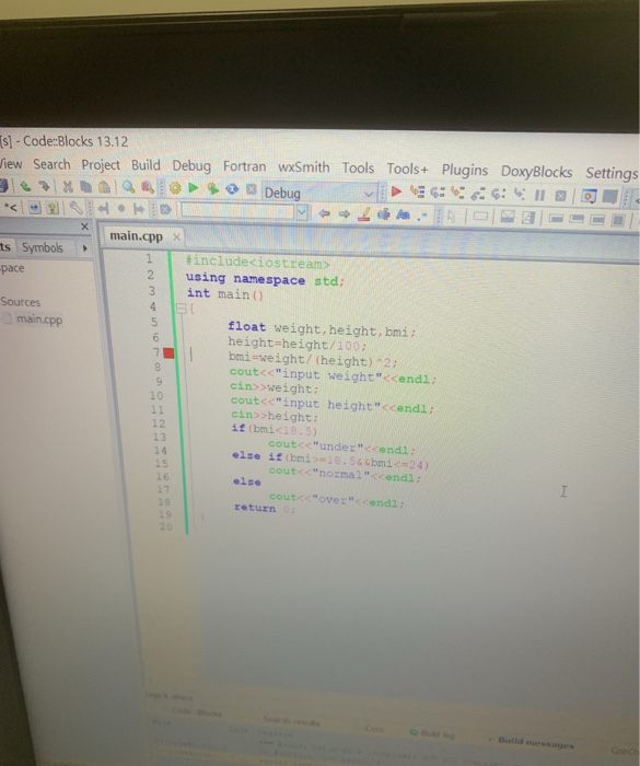 Solved S Codeblocks 1312 Iew Search Project Build Debug 
