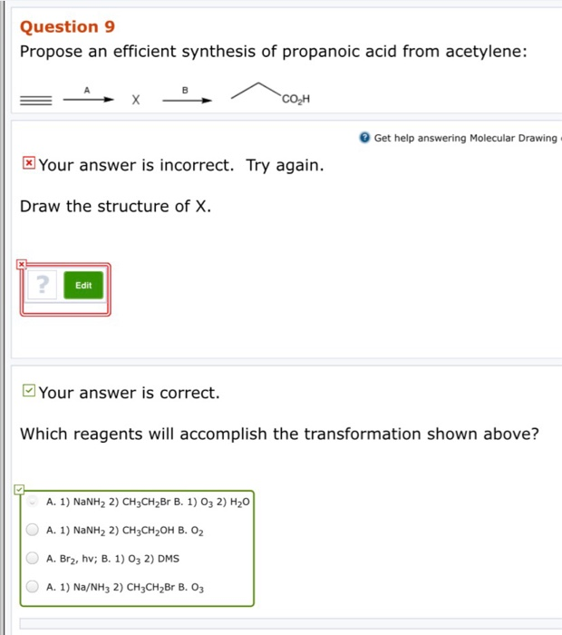 Solved Question 1 Propose an efficient synthesis of | Chegg.com