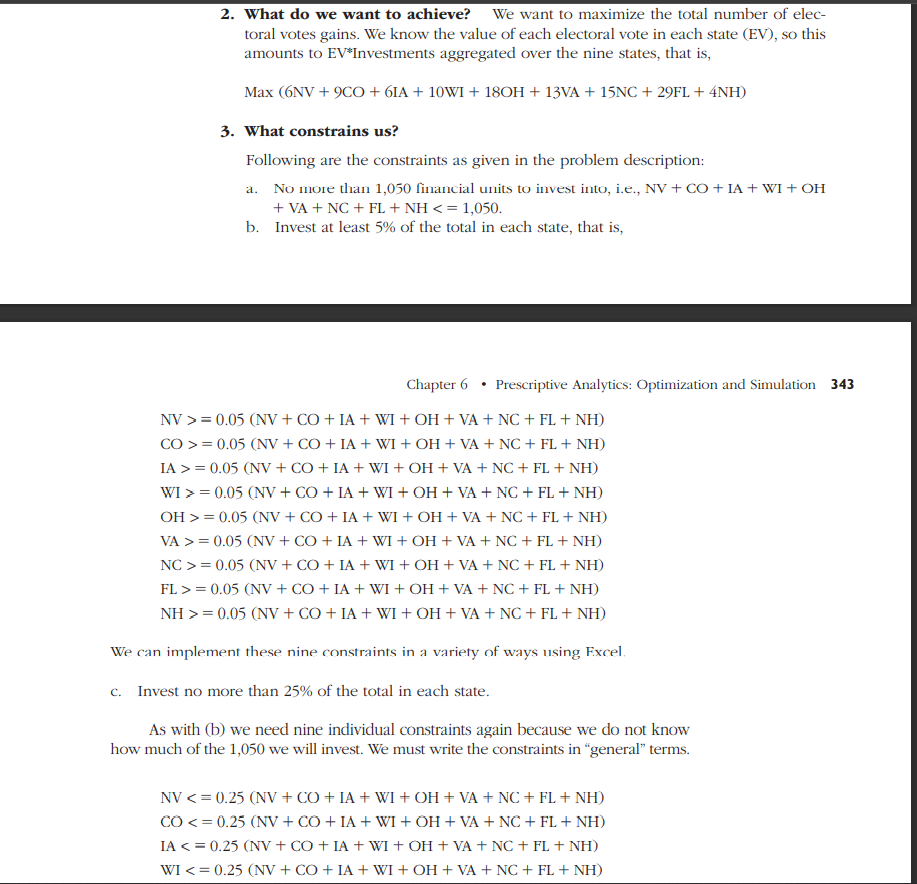 Solve the MBI product-mix problem described | Chegg.com