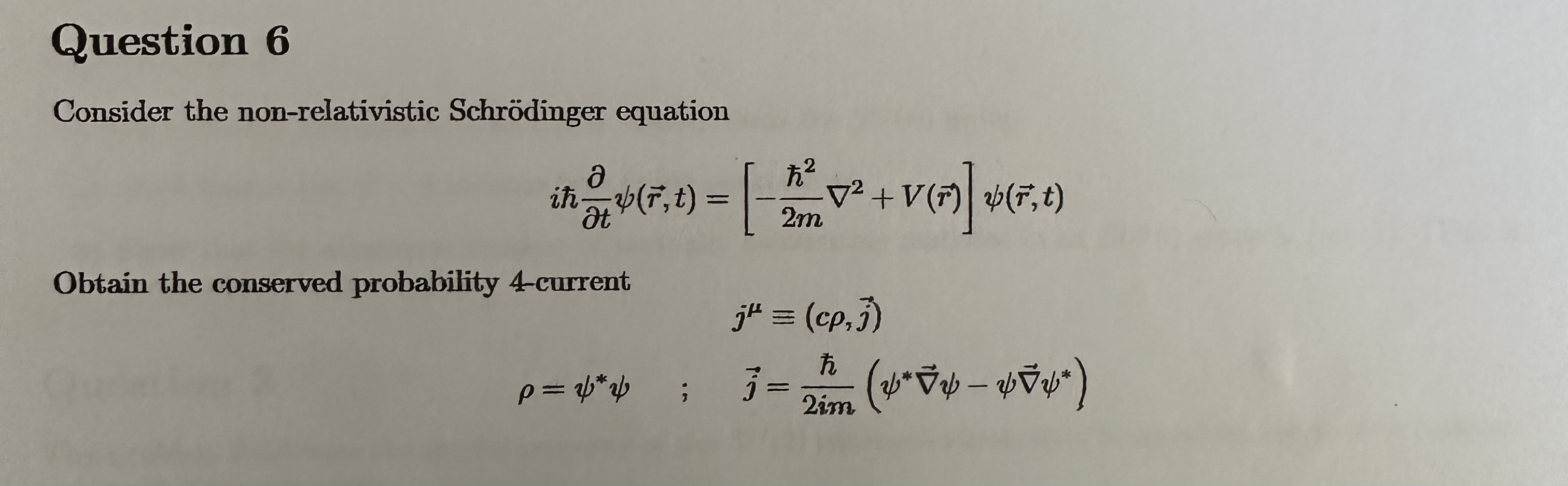 Solved Consider the non-relativistic Schrödinger equation | Chegg.com