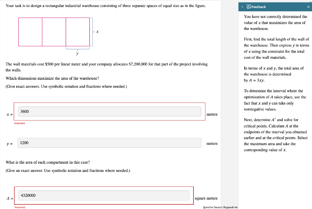 Solved Your task is to design a rectangular industrial | Chegg.com