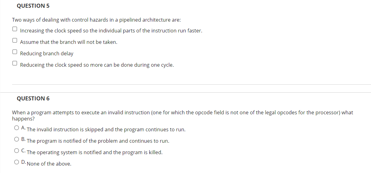 Solved QUESTION 2 How many bits are there in a byte? 8 | Chegg.com
