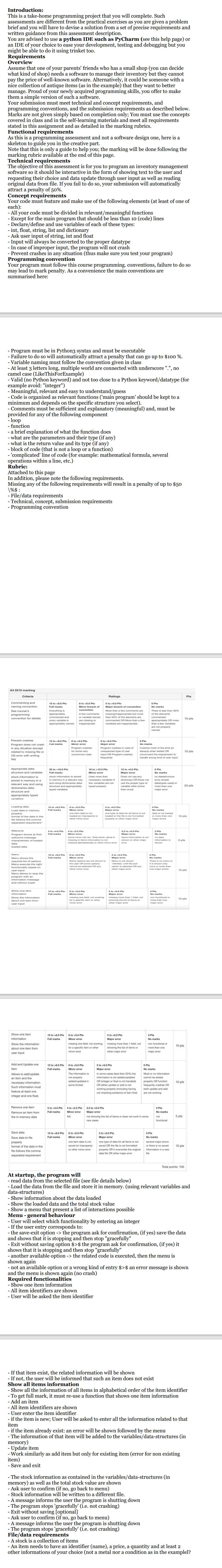 Solved Introduction: This is a take-home programming project | Chegg.com