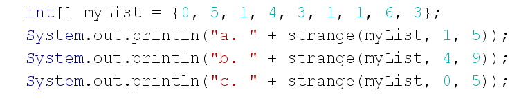 Solved A program contains the following method. Find the | Chegg.com