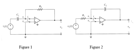 Solved Figure 1 Figure 2 • For the differentiator circuit, | Chegg.com