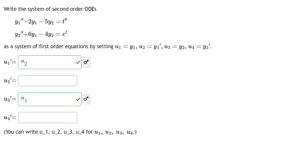 Solved Write the system of second order ODEs | Chegg.com