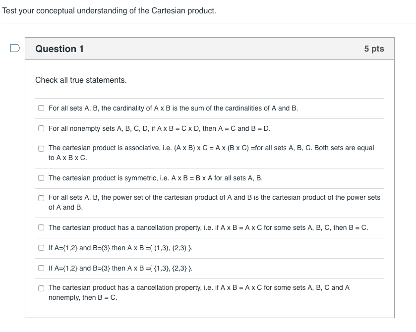 Solved Test your conceptual understanding of the Cartesian | Chegg.com