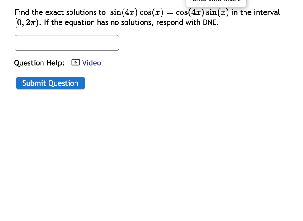 Solved Find the exact solutions to | Chegg.com
