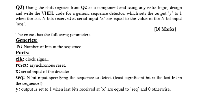 2 Assuming You Already Have The Vhdl File For A 