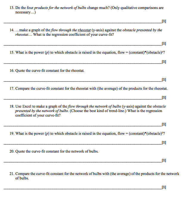 Do the four products for the rheostat (in the third | Chegg.com