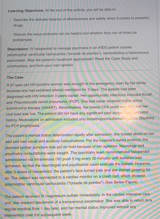 Solved Learning Objectives: At the end of this activity, you | Chegg.com