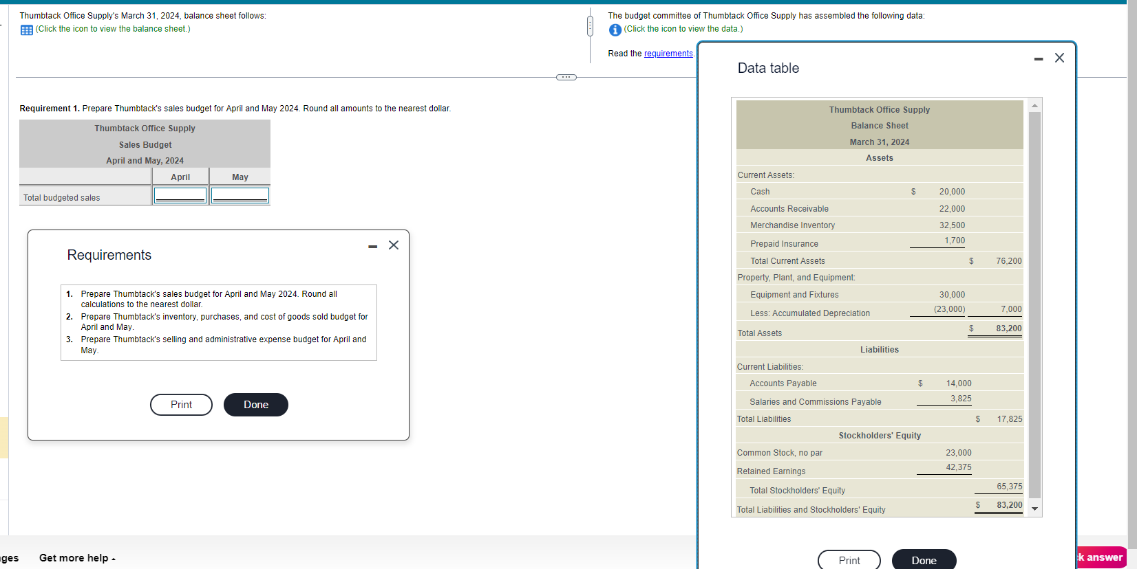 solve all requirements | Chegg.com