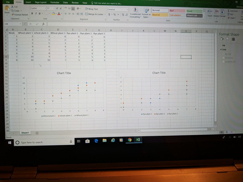 Solved Insert Page Layout Formulas Data Review View Tell me | Chegg.com