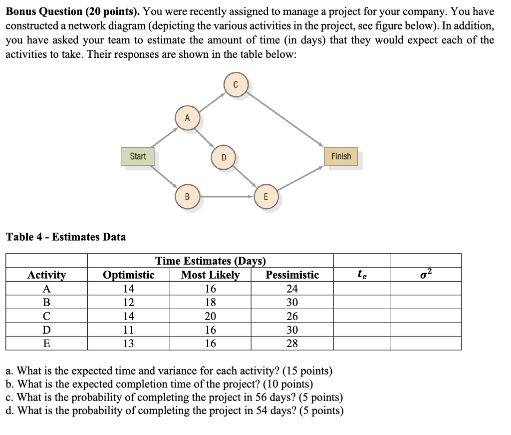 Solved Bonus Question ( 20 points). You were recently | Chegg.com
